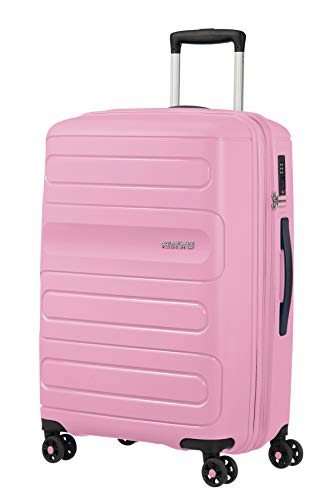 American Tourister Spinner M Expandable (67.5 cm-83.5 L), Pink (Pink Gelato), M (67.5 centimeters-83.5 L)