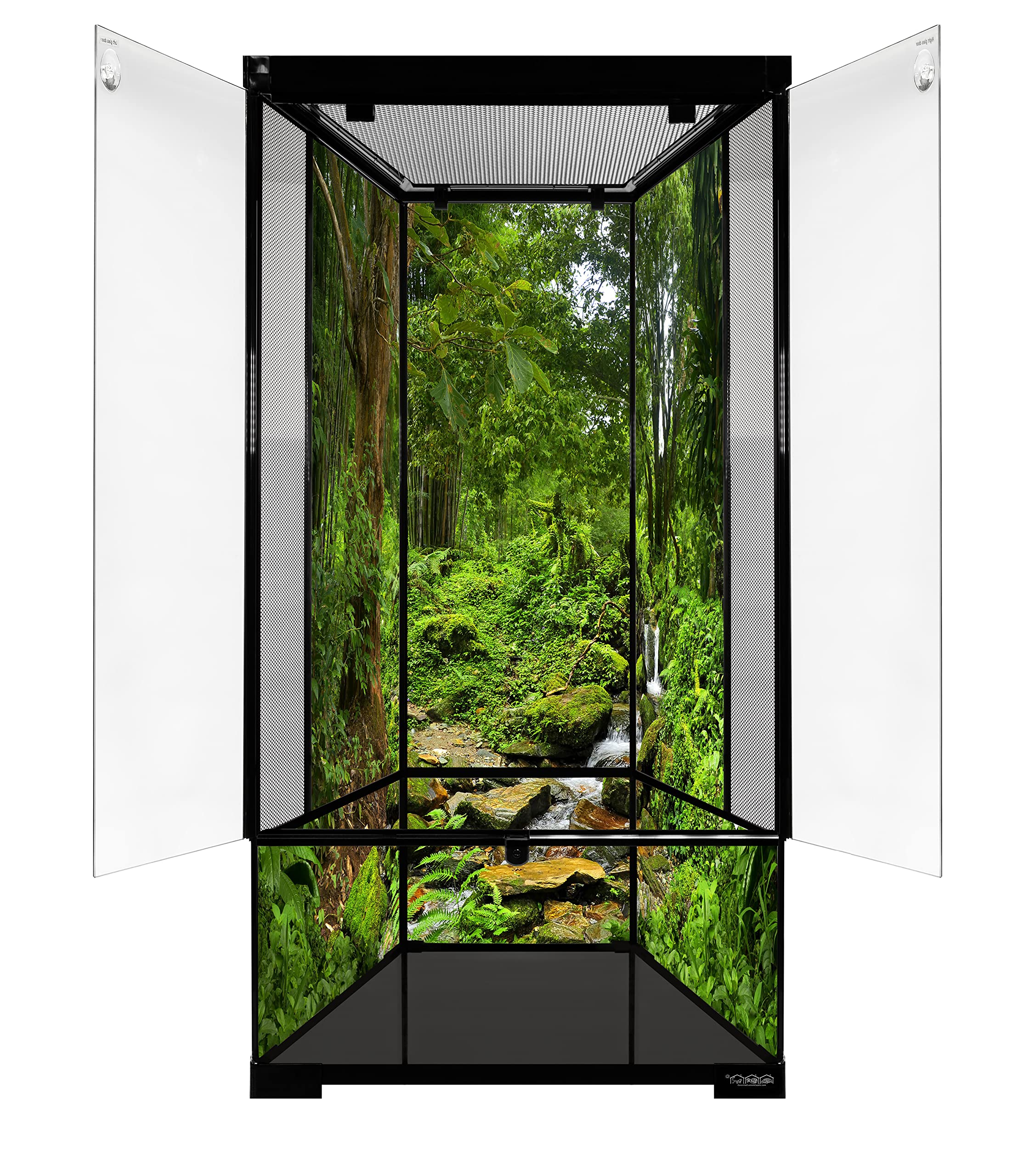 Carolina Custom Cages, BDH 18Lx18Wx42H Bio Deep Hybrid Terrarium; Easy Assembly