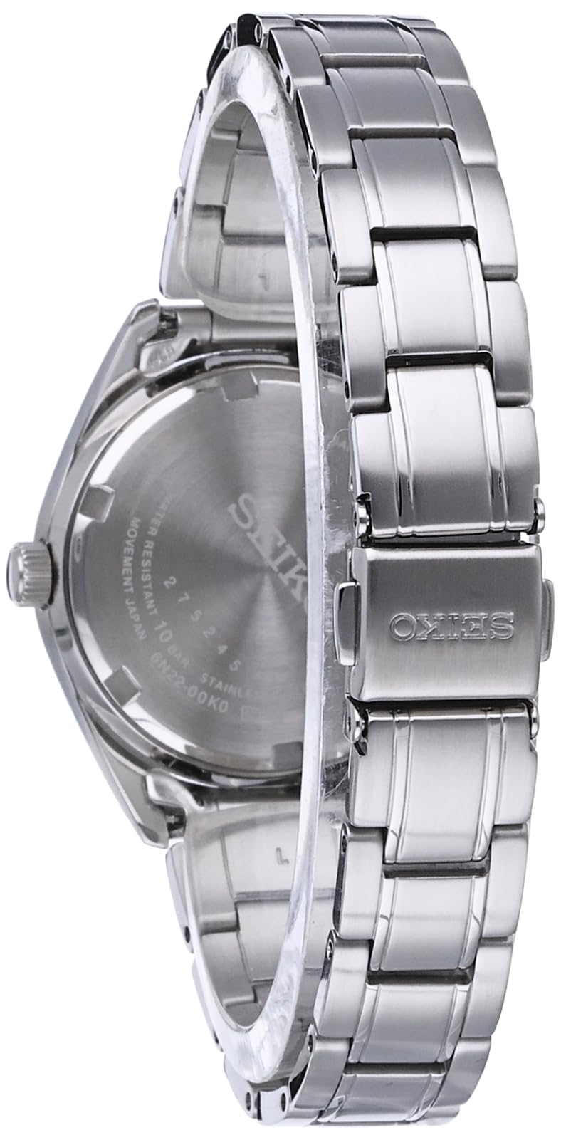 Seiko Women's Essentials Japanese Quartz With Stainless Steel Strap, Silver (Model: SUR633)