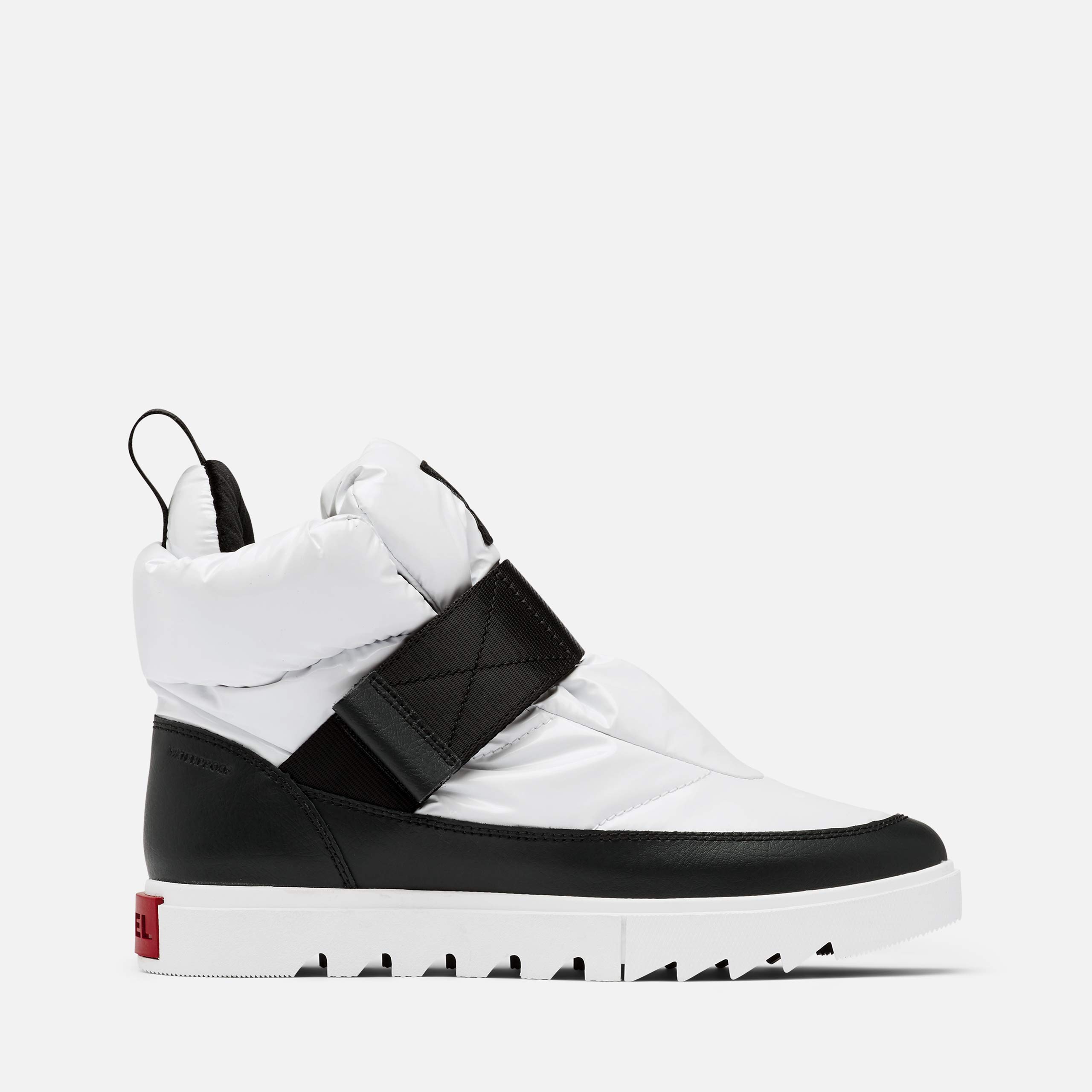Sorel Women's Joan of Arctic Next Lite Strap Puffy Boot- Waterproof - White, Black - Size 10