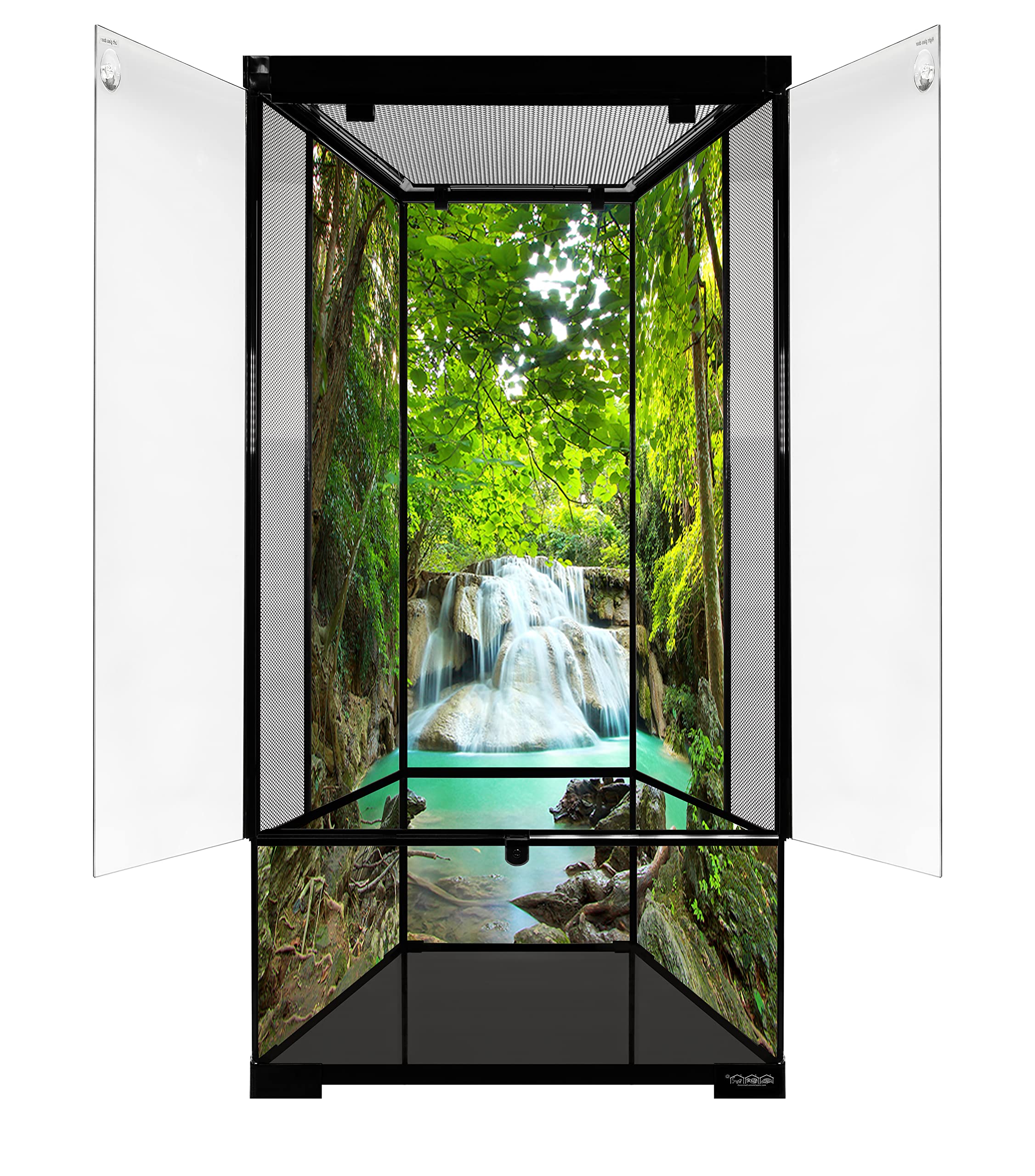 Carolina Custom Cages, BDH 18Lx18Wx42H Bio Deep Hybrid Terrarium; Easy Assembly
