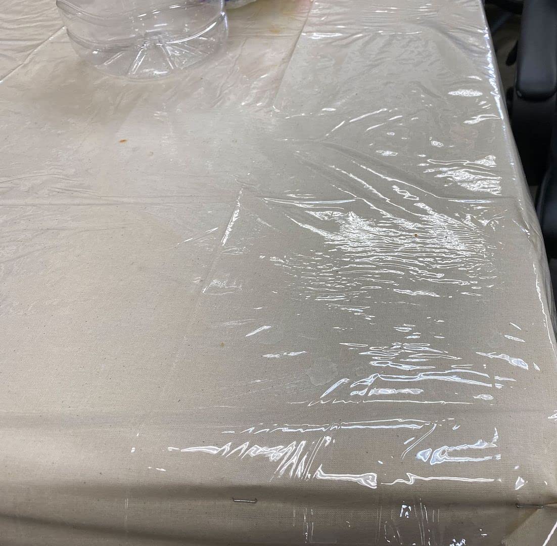 Mybecca Clear Marine Vinyl 54" -16 Gauge 10 Yards Sold by Roll