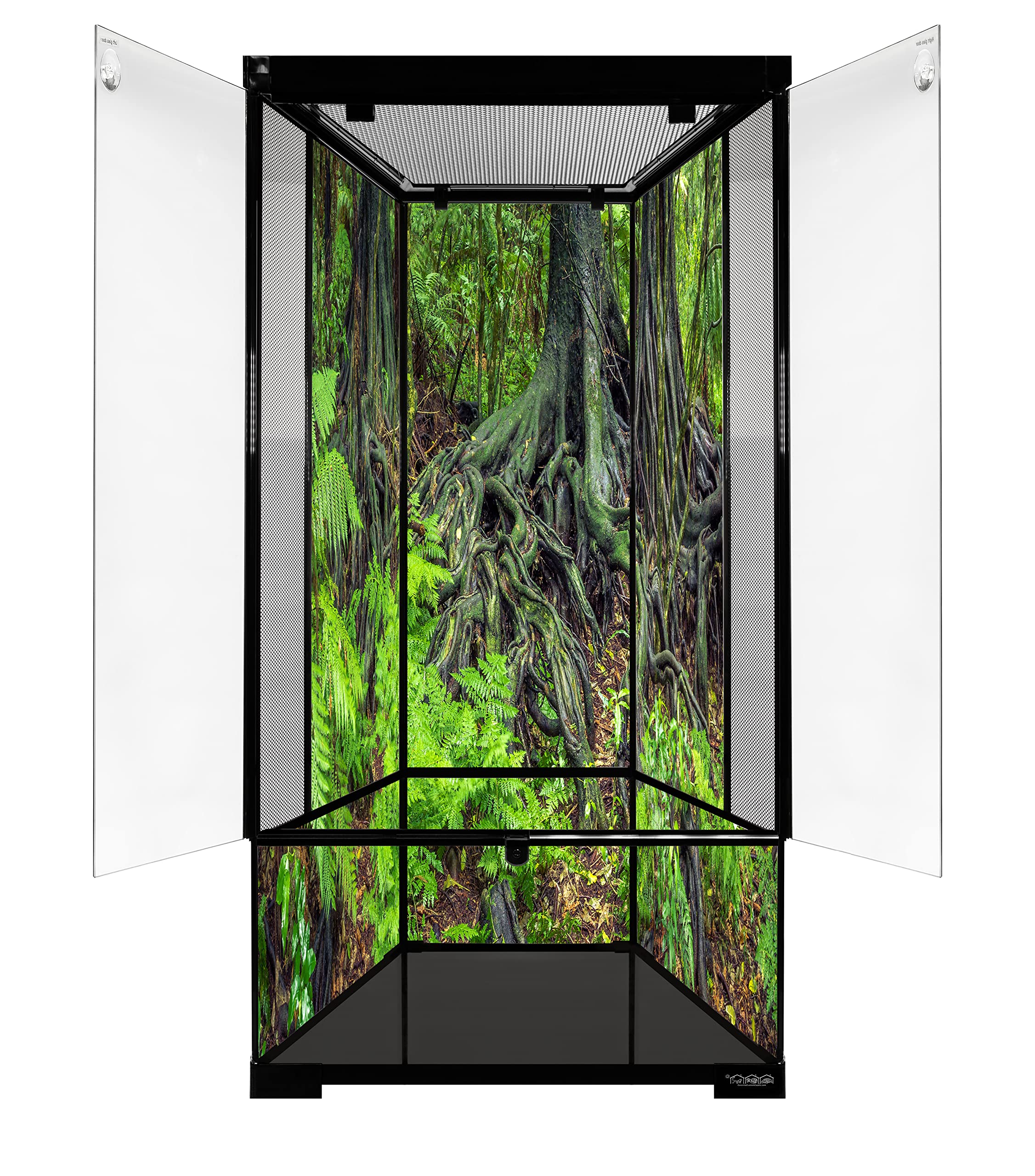 Carolina Custom Cages, BDH 18Lx18Wx42H Bio Deep Hybrid Terrarium; Easy Assembly