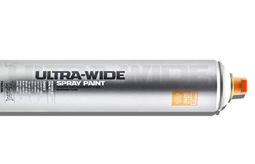 Montana Cans ULTRA WIDE Spray Paint, 750ml, Snow White, 25 Fl Oz (Pack of 1)