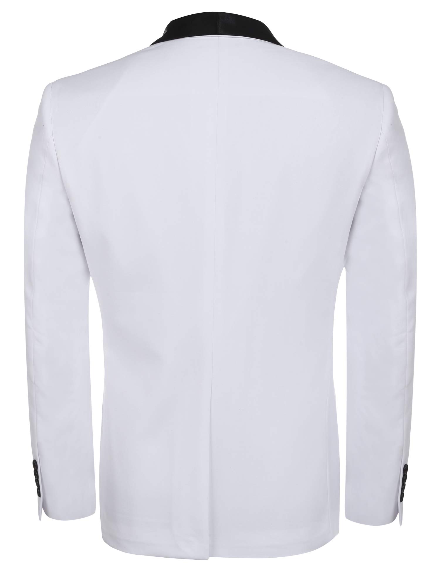 COOFANDY Men's Tuxedo Jacket Wedding Blazer One Button Dress Suit for Dinner Prom Party