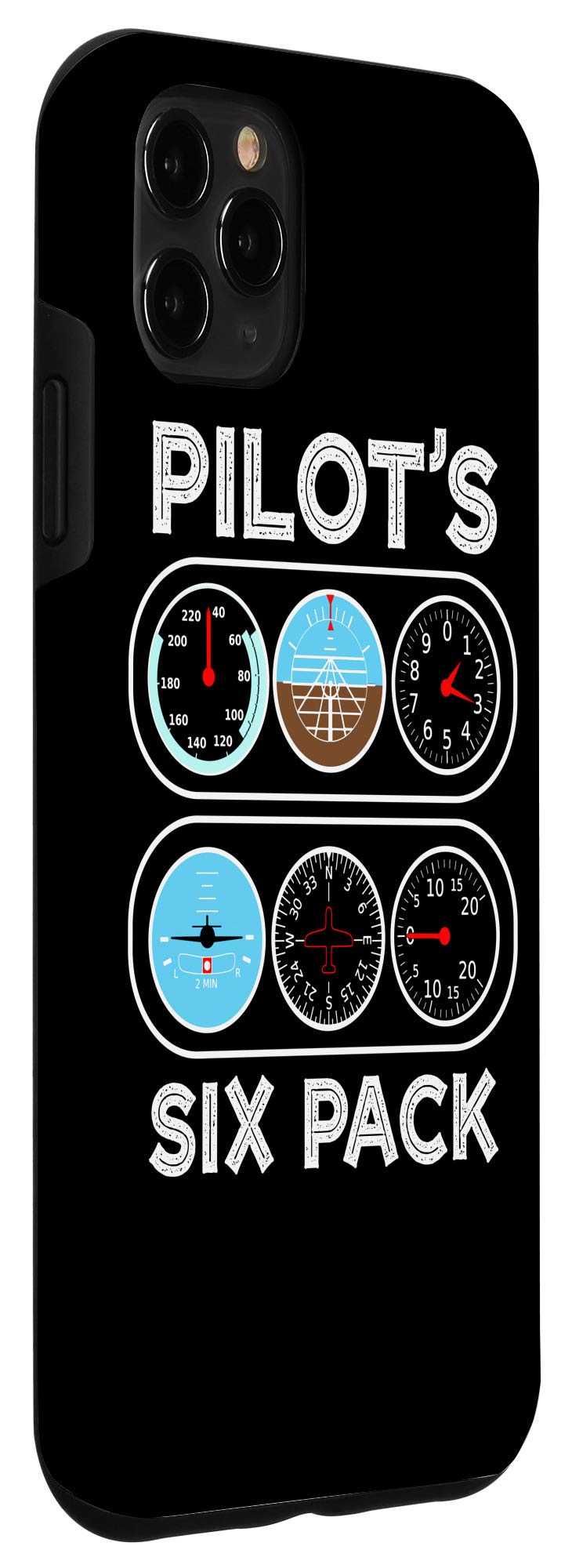 iPhone 11 Pro Max Pilot's Six Pack | Flight Instruments Aviation Case