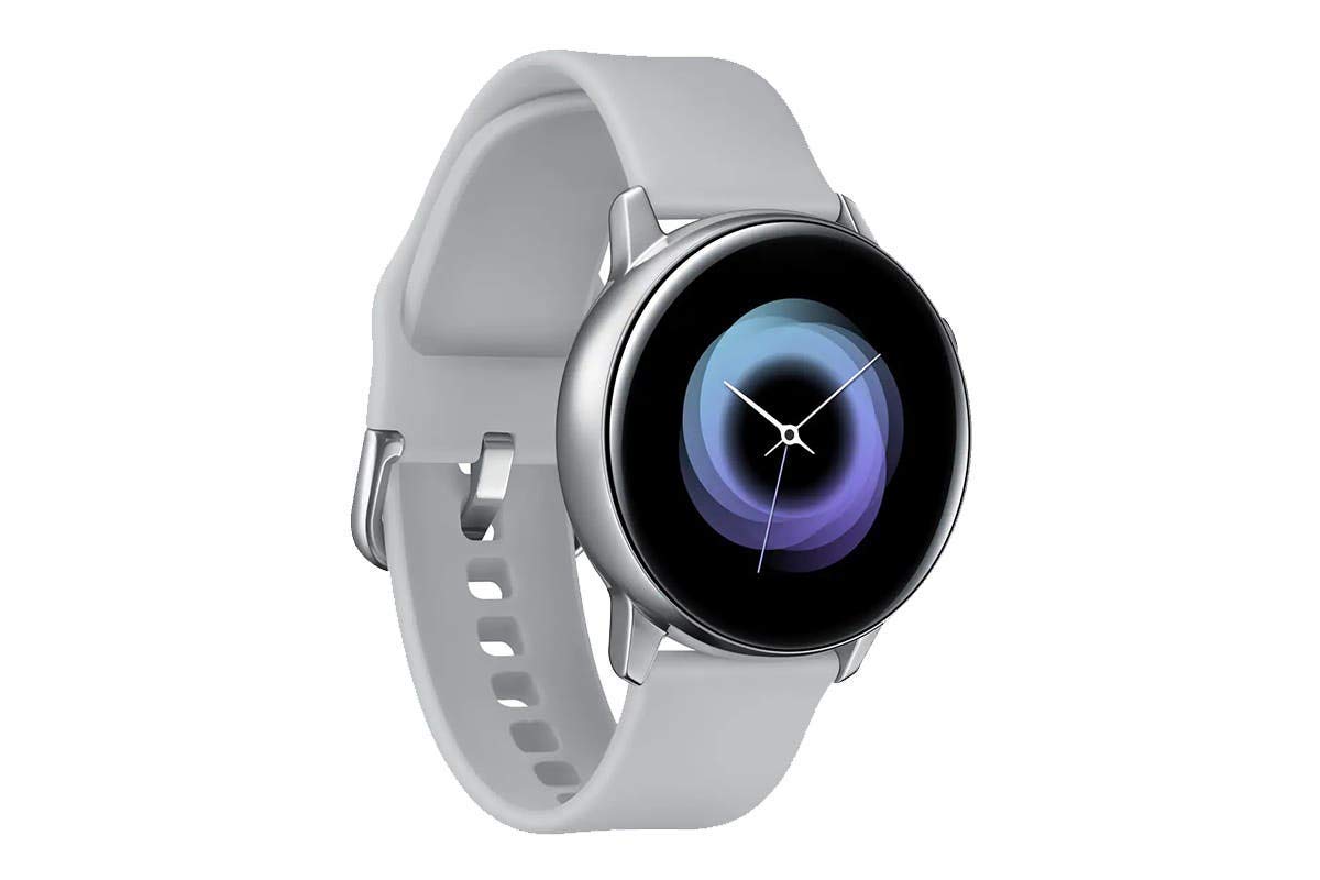 Samsung Galaxy Watch Active (40mm) (Silver) (Renewed)
