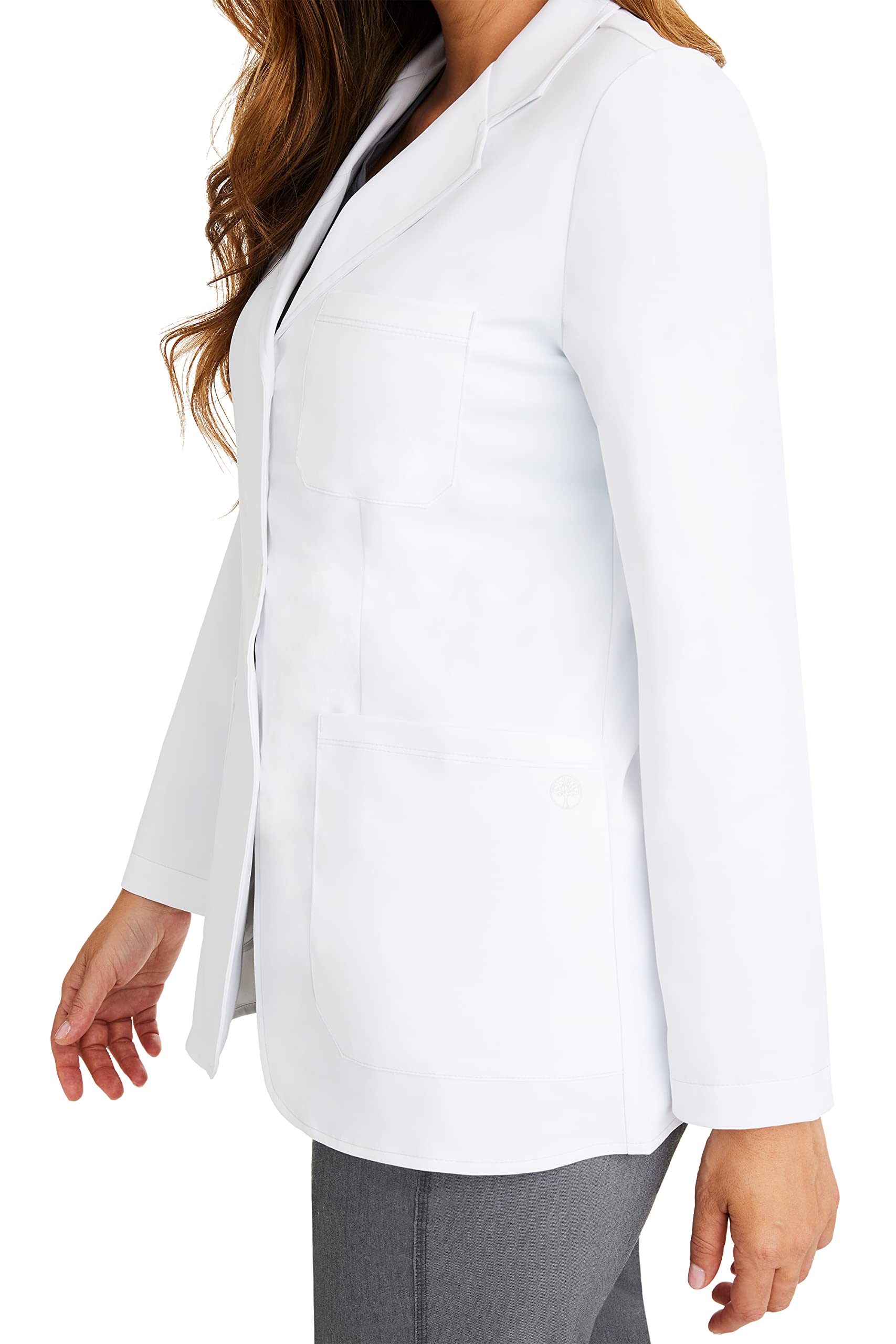 Healing Hands White Lab Coat 5 Pocket 5160 Flo Full Sleeve Women's Consult Lab Coat The White Coat Minimalist Collection White 3XL