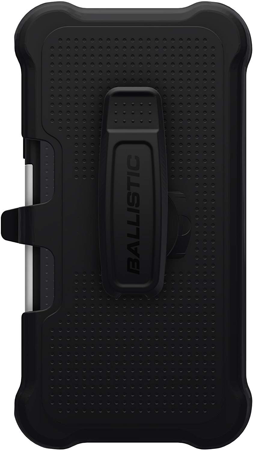 Ballistic for iPhone 6S Plus / 6 Plus Holster Case,TJ Tough Jacket Maxx, Screen Protector, Rugged and Heavy Duty Defender Cover W/Belt Clip Holder (Black/White)