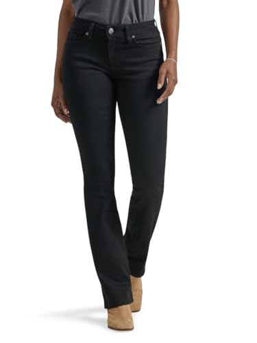 Lee Women's Legendary Mid Rise Bootcut Jean Black 2
