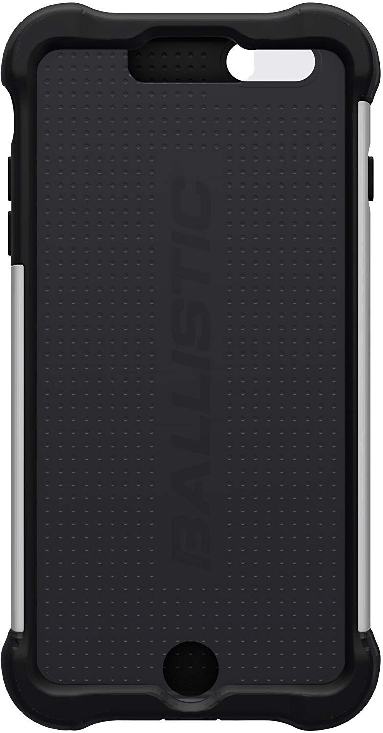 Ballistic for iPhone 6S Plus / 6 Plus Holster Case,TJ Tough Jacket Maxx, Screen Protector, Rugged and Heavy Duty Defender Cover W/Belt Clip Holder (Black/White)