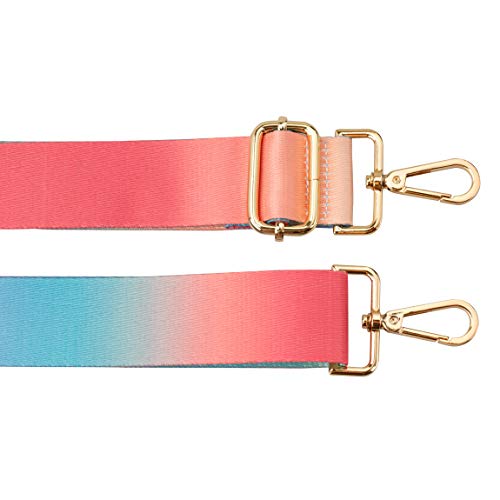 Allzedream Crossbody Bag Strap Adjustable Replacement Purse Straps (Gradients)