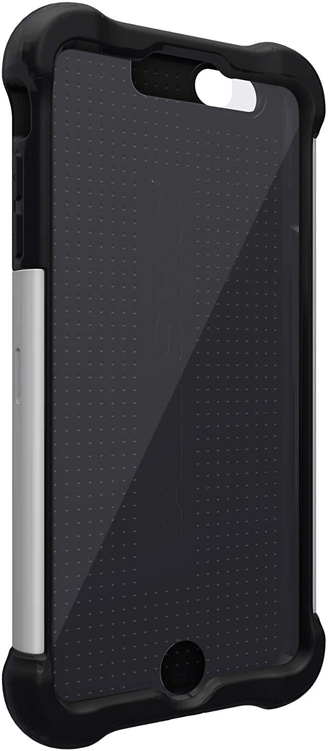 Ballistic for iPhone 6S Plus / 6 Plus Holster Case,TJ Tough Jacket Maxx, Screen Protector, Rugged and Heavy Duty Defender Cover W/Belt Clip Holder (Black/White)