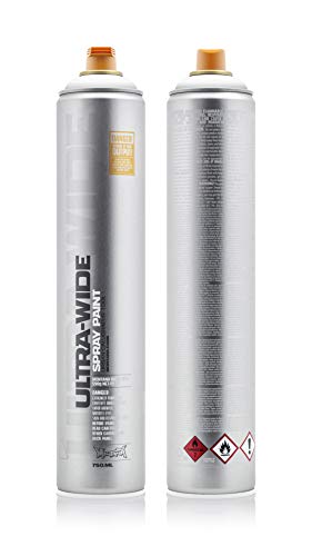 Montana Cans ULTRA WIDE Spray Paint, 750ml, Snow White, 25 Fl Oz (Pack of 1)