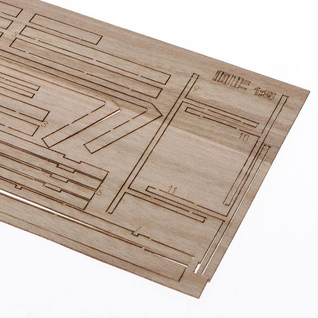 LoveinDIY 1/35 Tank Bridge Building Model Kits DIY Scene Scenery Layout