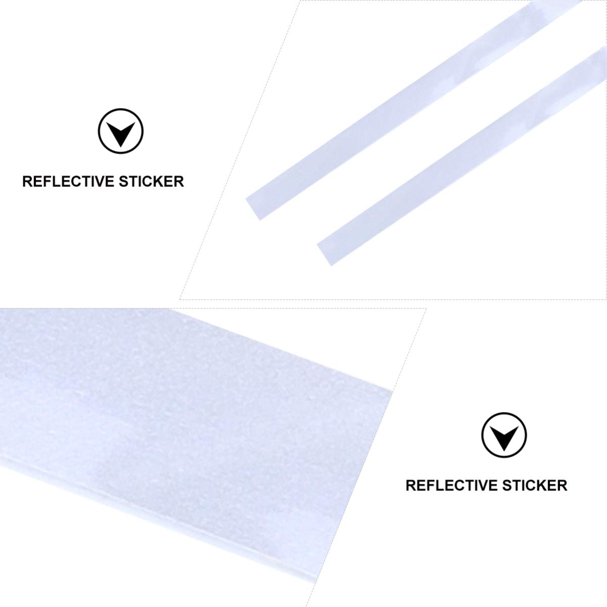 ULTECHNOVO Car Stuff Optical and Non- Digital Photos - Reflective Tape Strips for Digital Photo Tachometers 12pcs Car Sticker