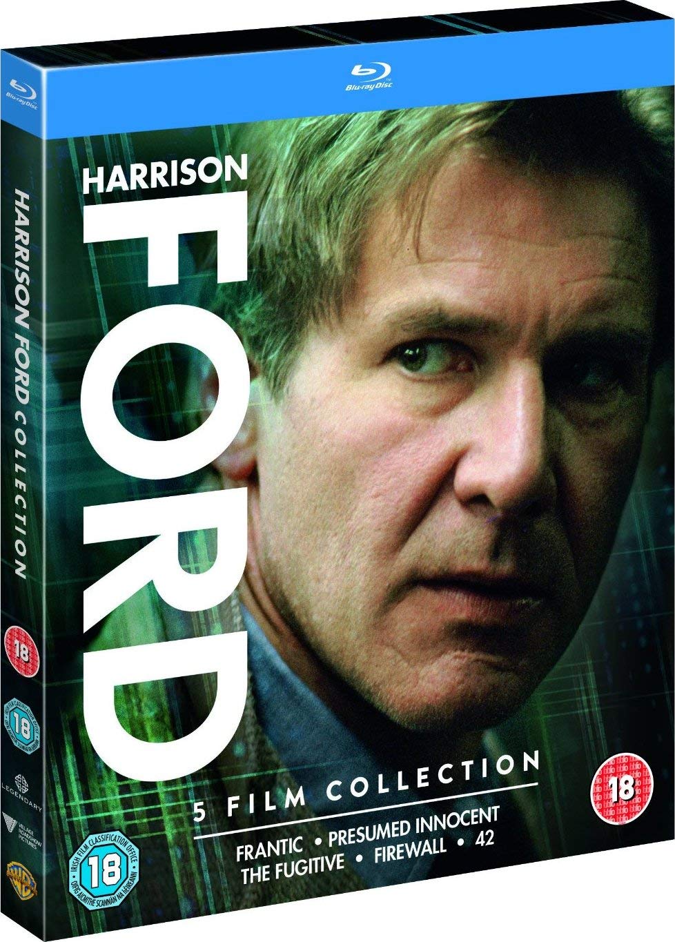 Harrison Ford 5-Film Collection (Frantic / Presumed Innocent / The Fugitive / Firewall / 42)