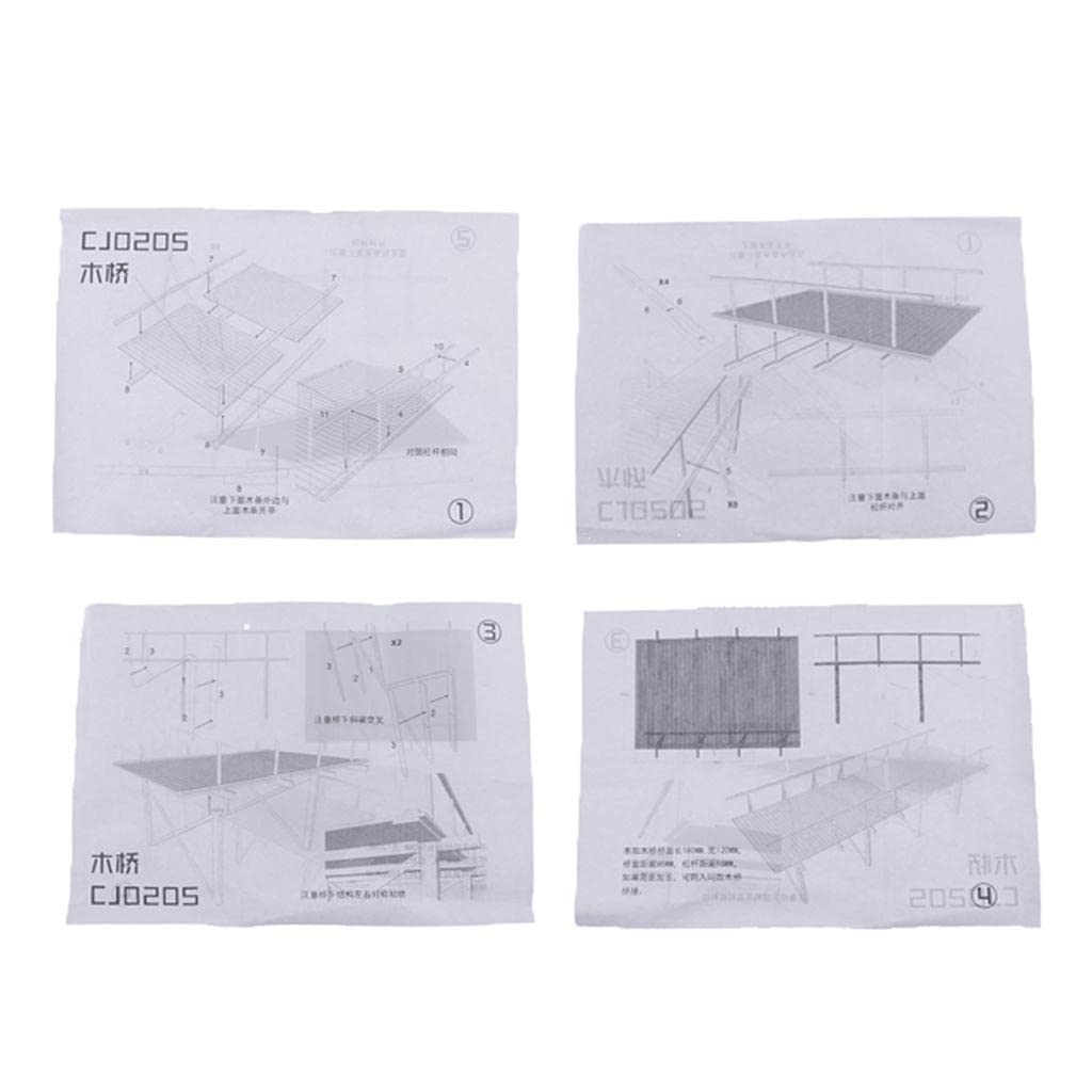 LoveinDIY 1/35 Tank Bridge Building Model Kits DIY Scene Scenery Layout