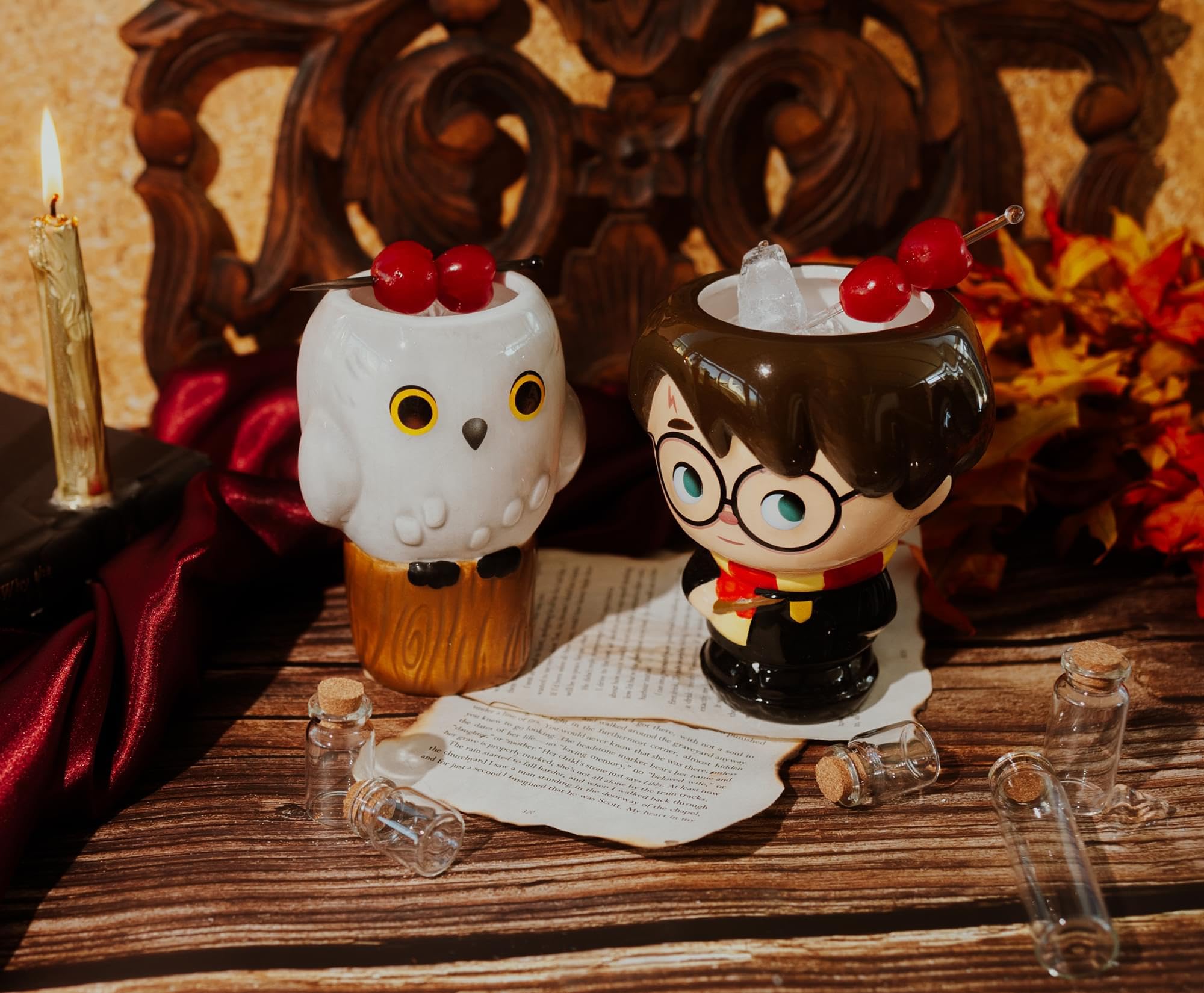 Harry Potter Hedwig Owl Coffee Mug, 16 Oz -Kawaii Figure Goblet Cup Design by Jerrod Maruyama - Ceramic - Great Gift for Kids & Adults