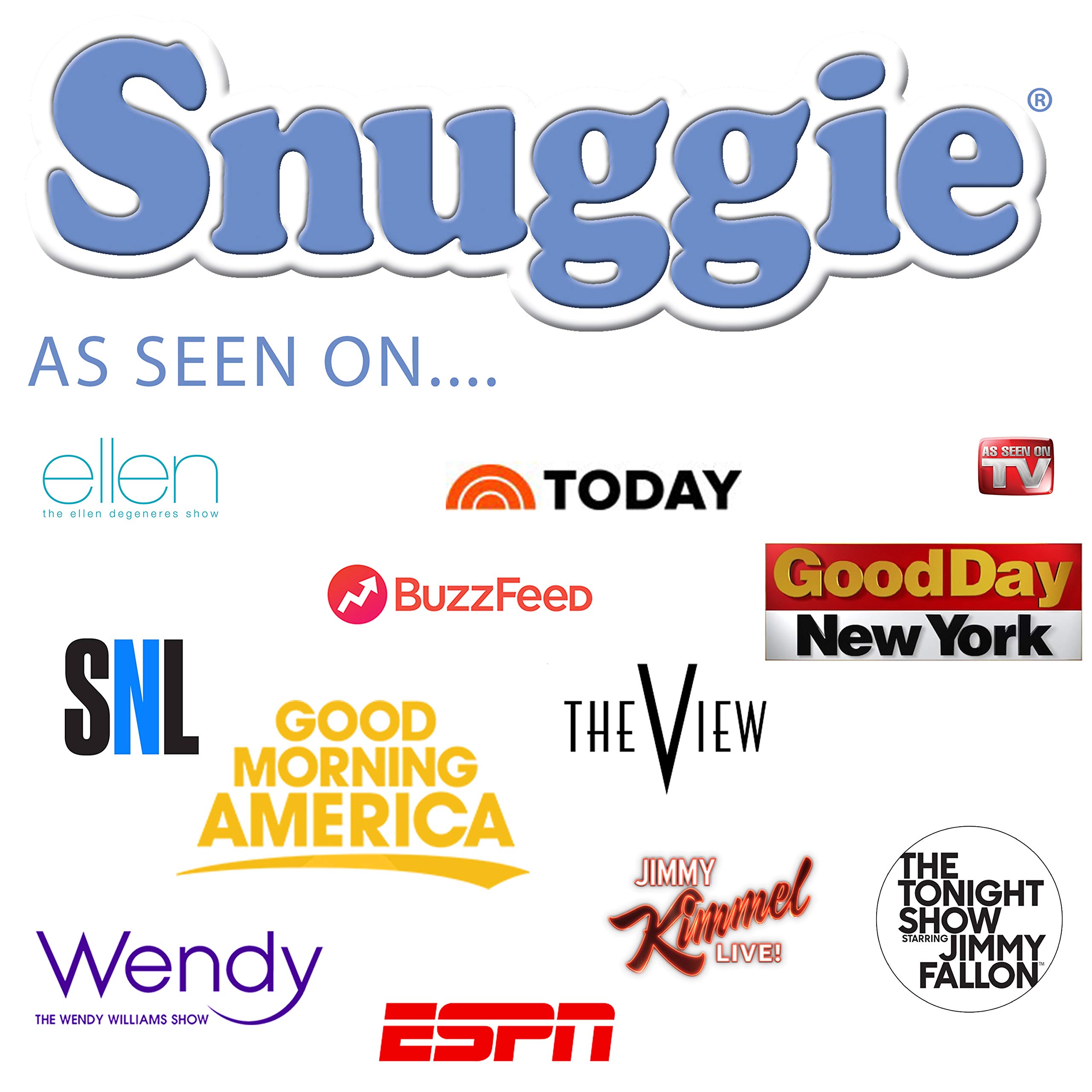 Snuggie The Original Wearable Blanket with Sleeves for Adults| Functional Warm Cozy Super Soft Fleece| As Seen on TV Light Grey