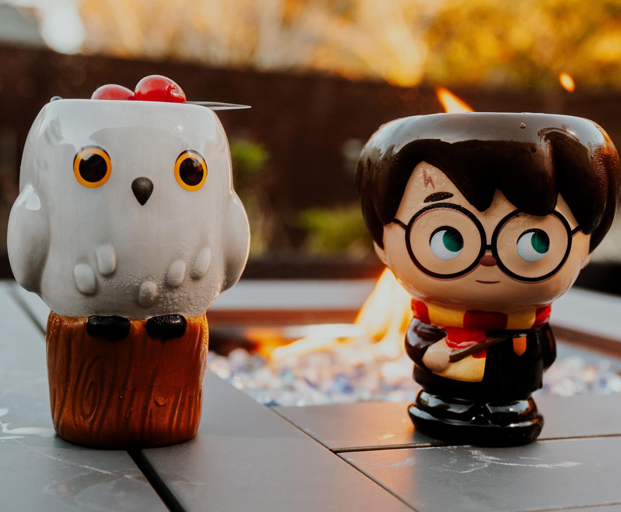 Harry Potter Hedwig Owl Coffee Mug, 16 Oz -Kawaii Figure Goblet Cup Design by Jerrod Maruyama - Ceramic - Great Gift for Kids & Adults