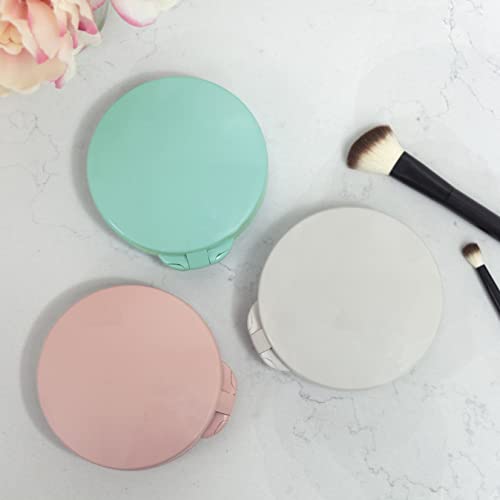 Zadro 4.5" Round LED Compact Mirror 10X/1X Travel Mirror with Lights and Magnification 3 AAA Batteries LED Makeup Mirror