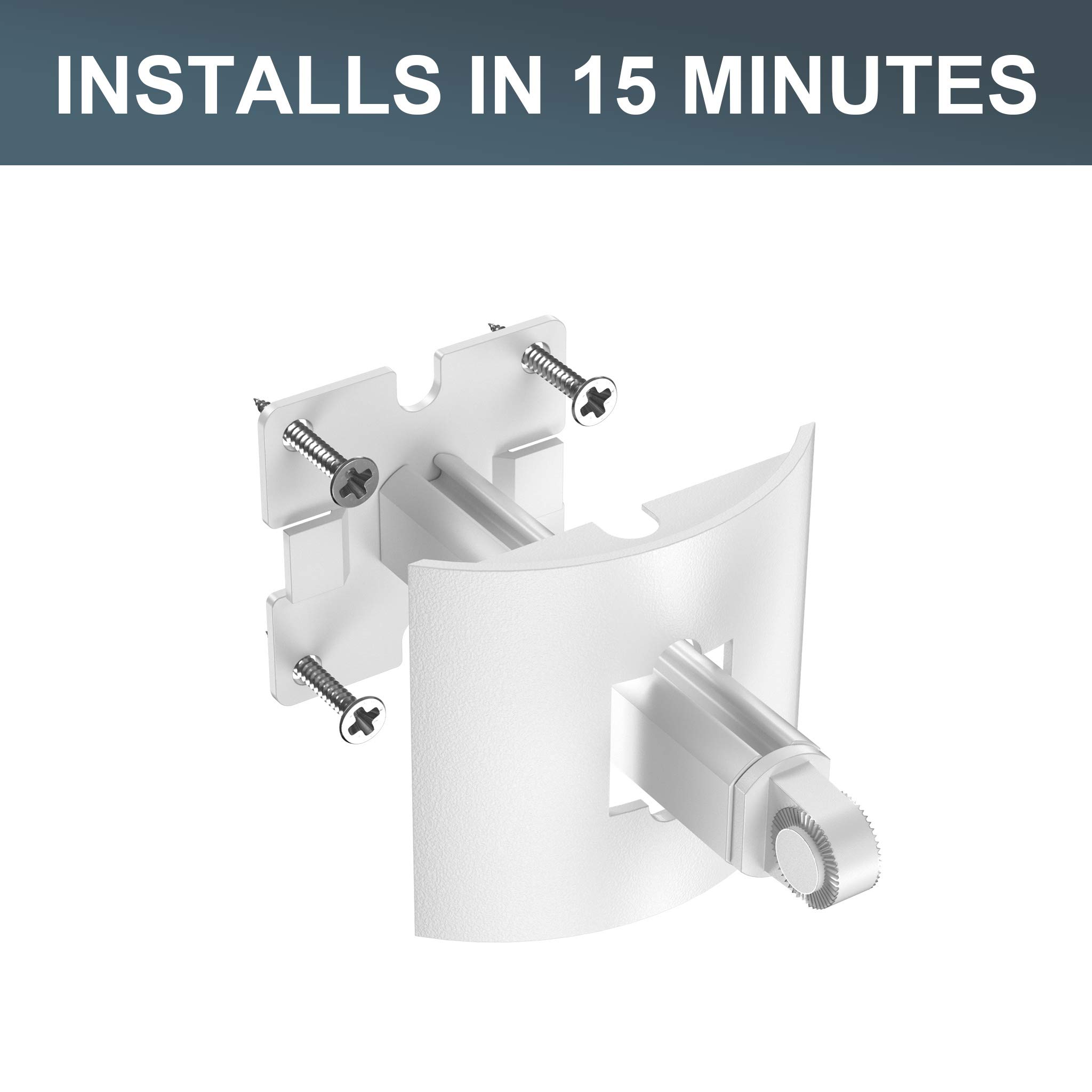 Wall Mount Brackets Compatible with Bose 161 Speaker and Bose Model 100 Speakers(White)