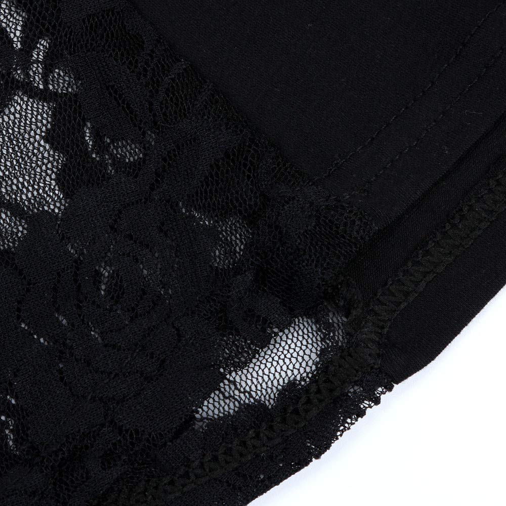 Aniywn Womens High Waist Ruffle Flare Bell Bottom Pants Casual Stretch Panel Leggings Pants Black