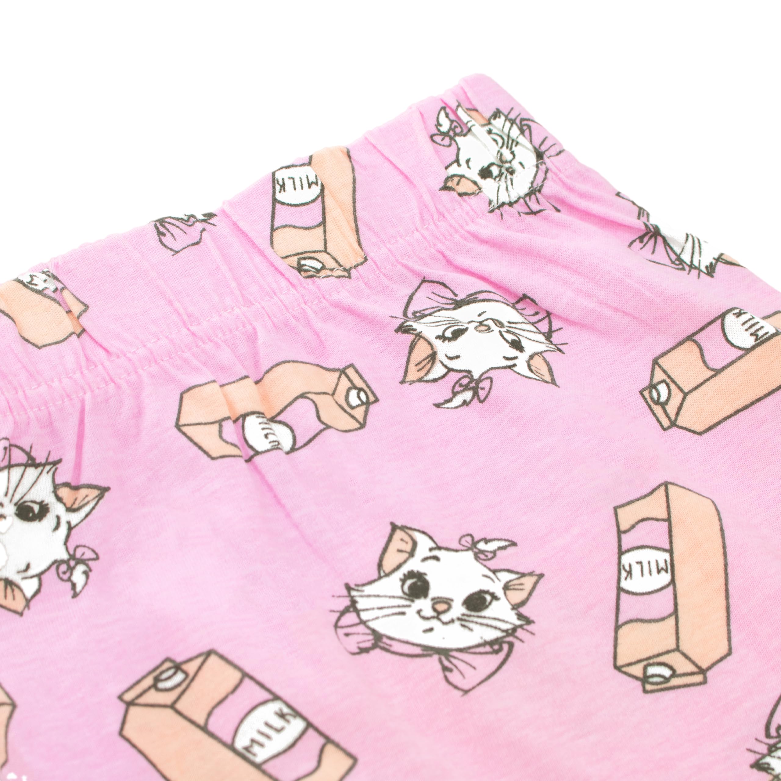 Disney Pajama for Women | Ladies Aristocats Pajamas | Cotton Short PJ Set Grey Medium