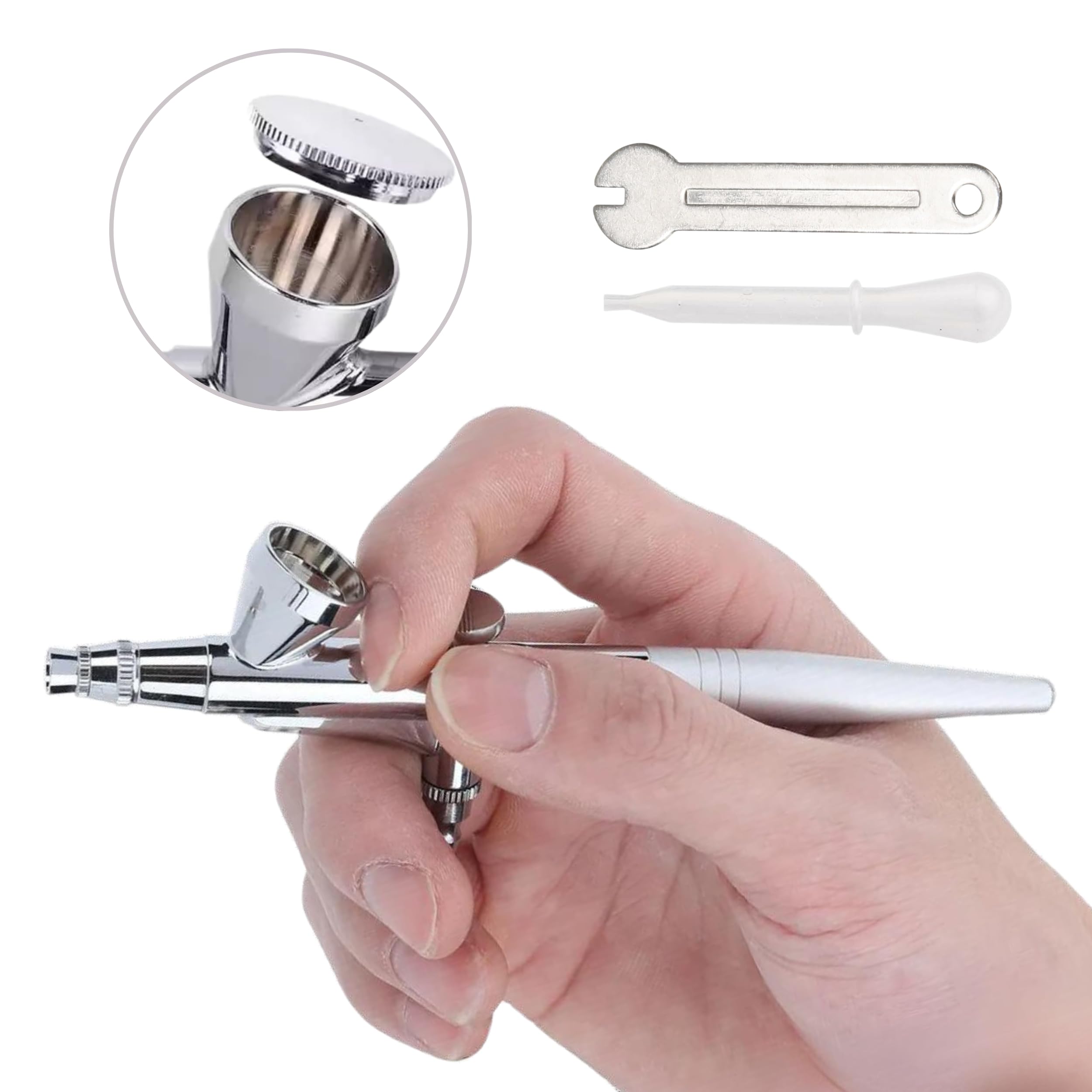 Portable Airbrush Gun Gravity Feed Airbrush Nails Pen Oxygen Gun Paint Spray Silk Makeup Kit Aerografo para Reposteria Aerografos para Pintar Profesional