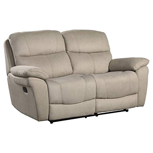 Lexicon Ryan Double Reclining Loveseat, Tan