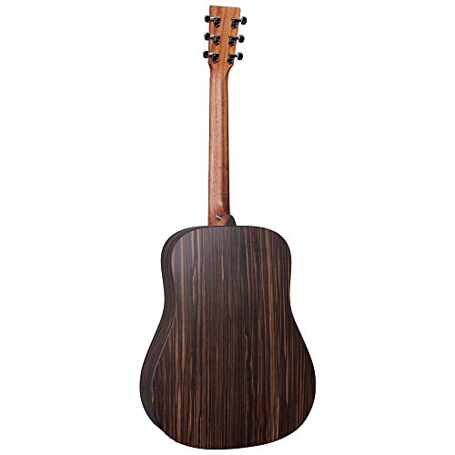 Martin Guitar X Series D-X2E Acoustic-Electric Guitar with Gig Bag, Sitka Spruce and KOA Pattern High-Pressure Laminate, D-14 Fret, Performing Artist Neck Shape Sunburst