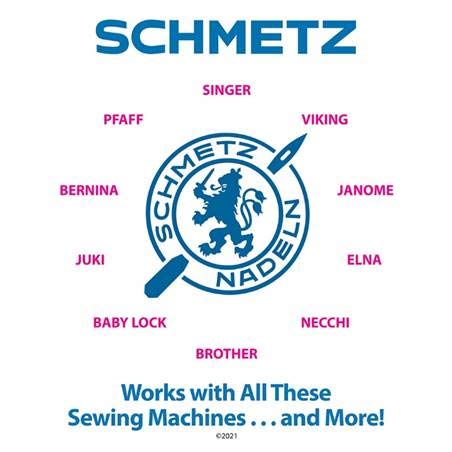 SCHMETZ Universal (130/705 H) Household Sewing Machine Needles - Size 90/14-3 Cards - 30 Needles