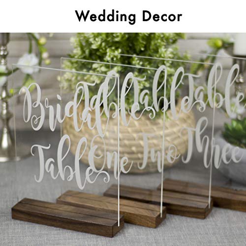 CALPALMY 12 x 24” Clear Acrylic Sheet Plexiglass – 1/8” Thick; Use for Craft Projects, Signs, Display Cases, Sneeze Guard and More; Cut with Cricut, Engraver, Saw or Hand Tools – No Knives