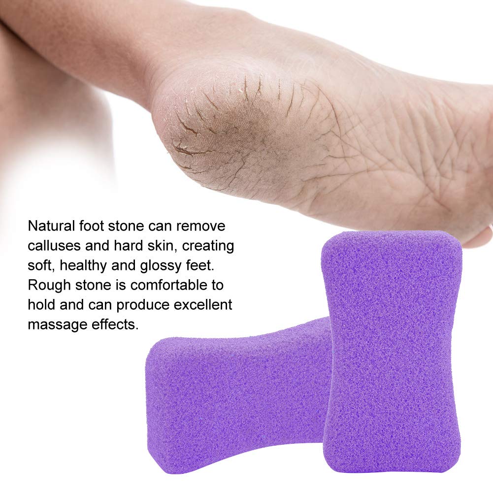 Pumice Stone for Feet, 4pcs Callus Remover and Foot Scrubber Pedicure Exfoliator Tool Hard Skin Callus Remover and Scrubber Portable Foot File Exfoliation to Remove Dead Skin()