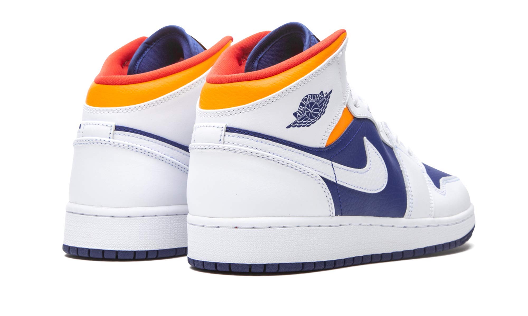 Nike Men's Shoes Sneaker, White Laser Orange Deep Royal Blue Track Red, 7.5 US