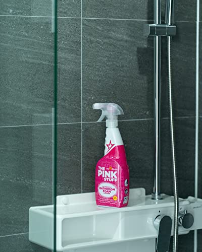 Stardrops - The Pink Stuff - Ultimate Bundle - The Miracle Cleaning Paste, Multi-Purpose Spray, Cream Cleaner, Bathroom Spray (1 Cleaning Paste, 1 Multi-Purpose Spray, 1 Cream Cleaner, 1 Bathroom Foam Cleaner)