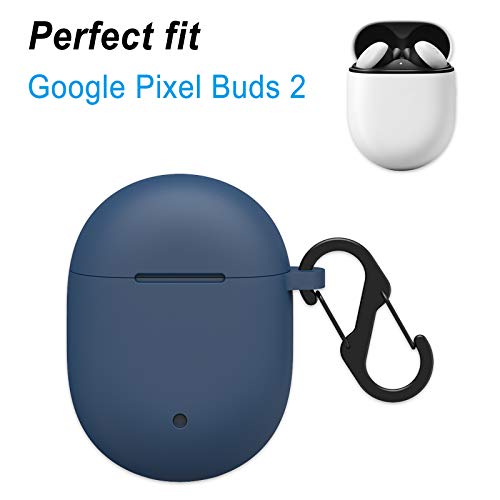 Aotao Silicone Case for Google Pixel Buds 2,Soft and Flexible,Scratch/Shock Resistant Silicone Cover for Google Pixel Buds 2 Headphones (Google Pixel Buds 2, Navy Blue)