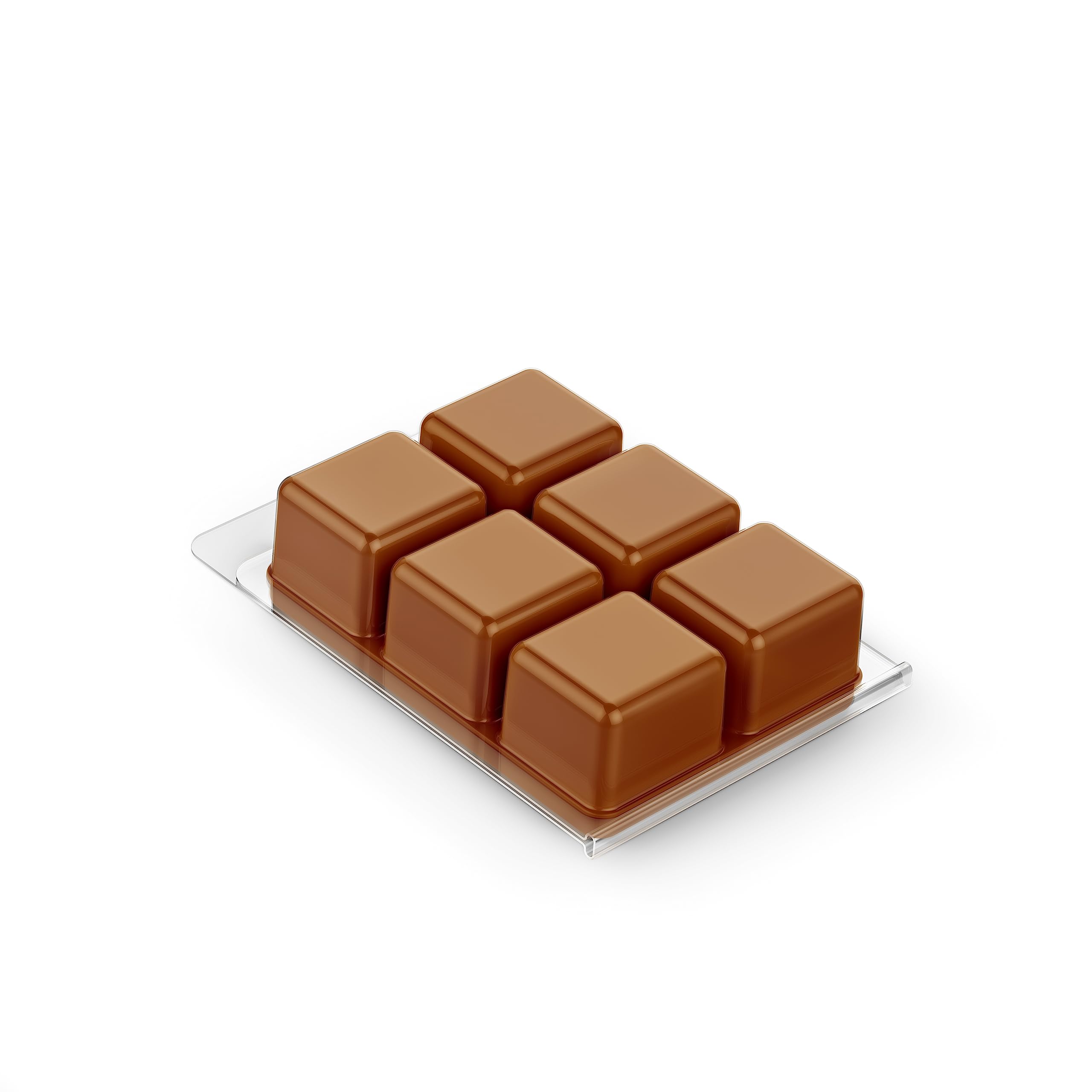 Candy Bar Coffee Ice Cream Soy Wax Melts - 3.2oz, 6 Cube Clamshell, All Natural, Highly Scented, Long-Lasting Aroma, Premium Quality, Handmade, Non-Toxic, Eco-Friendly