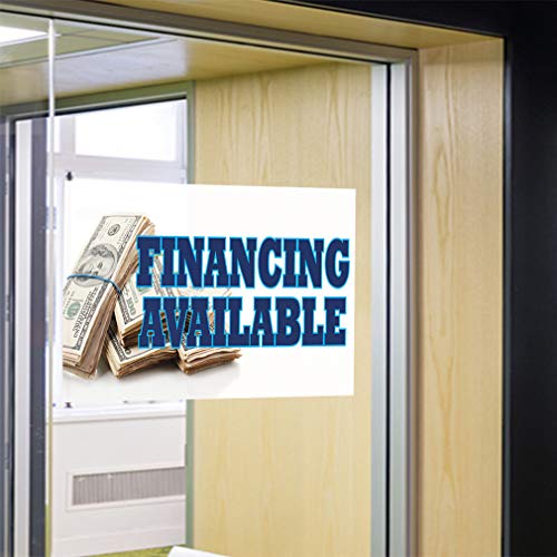 Decal Stickers Multiple Sizes Financing Available Business A Industrial Vinyl Safety Sign Label Business 10x7Inches