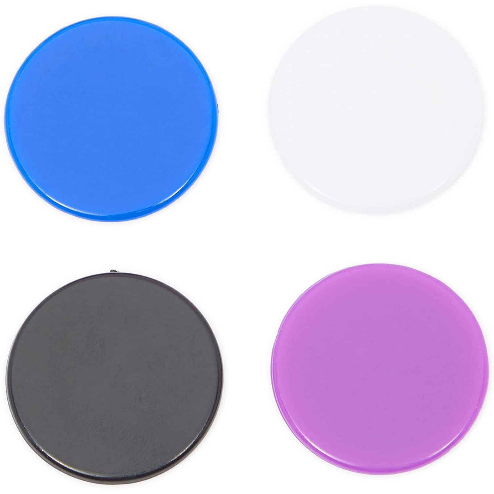 Plastic Counting Chips for Math, Bingo, Poker (4 Colors, 1 In, 240 Pieces)