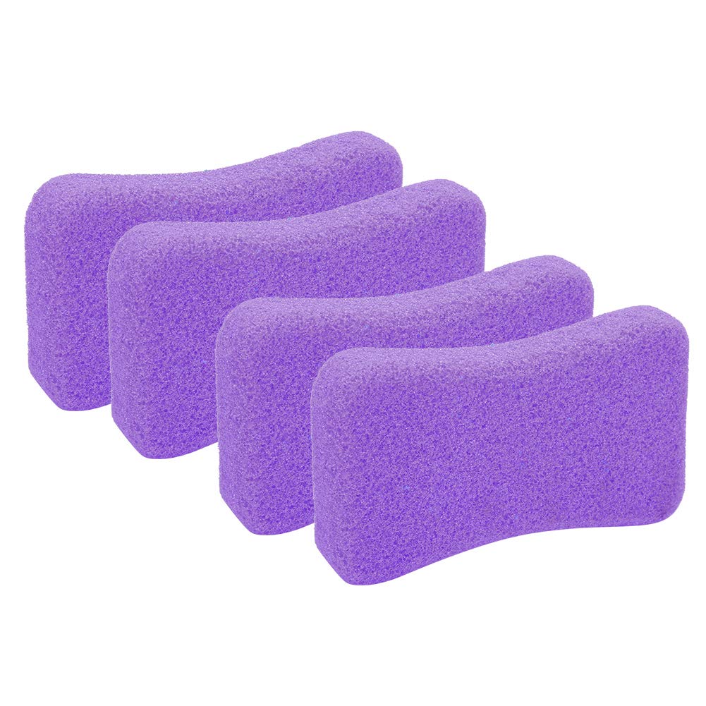 Pumice Stone for Feet, 4pcs Callus Remover and Foot Scrubber Pedicure Exfoliator Tool Hard Skin Callus Remover and Scrubber Portable Foot File Exfoliation to Remove Dead Skin()
