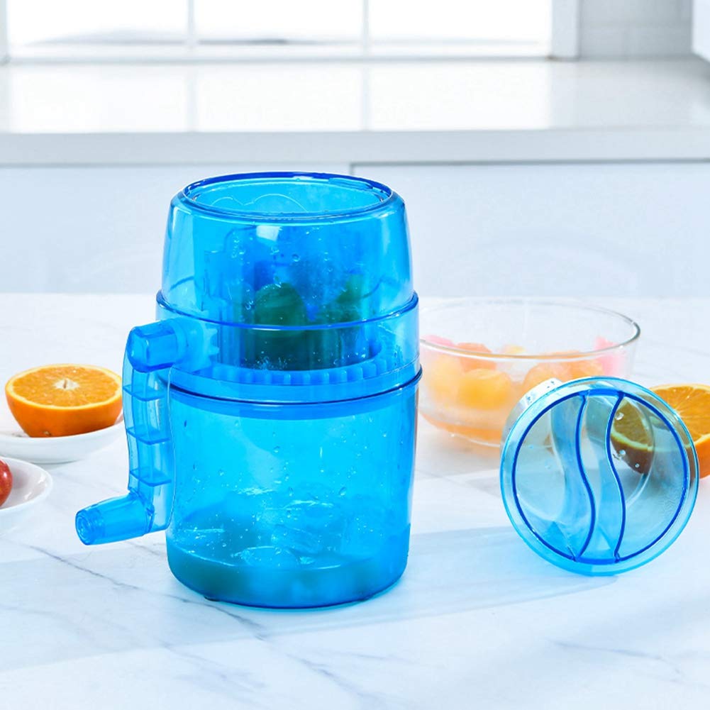 Portable Ice Maker, Ice Shaver, Shaved Ice Machine Manual Hand Crank Margarita Frozen Cocktail for Kids for Adults