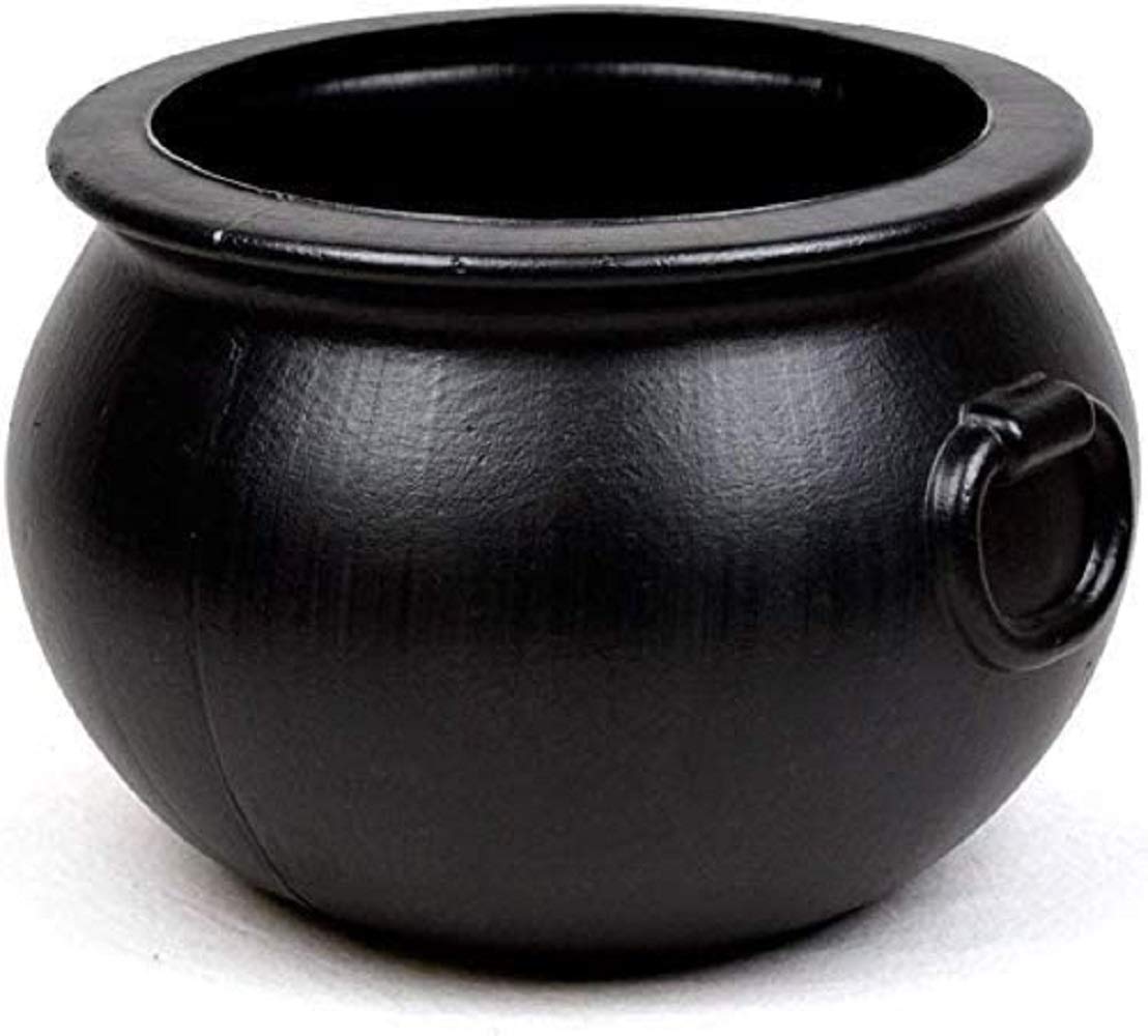 Halloween Cauldron Plastic Party Accessory, (10 Inch)