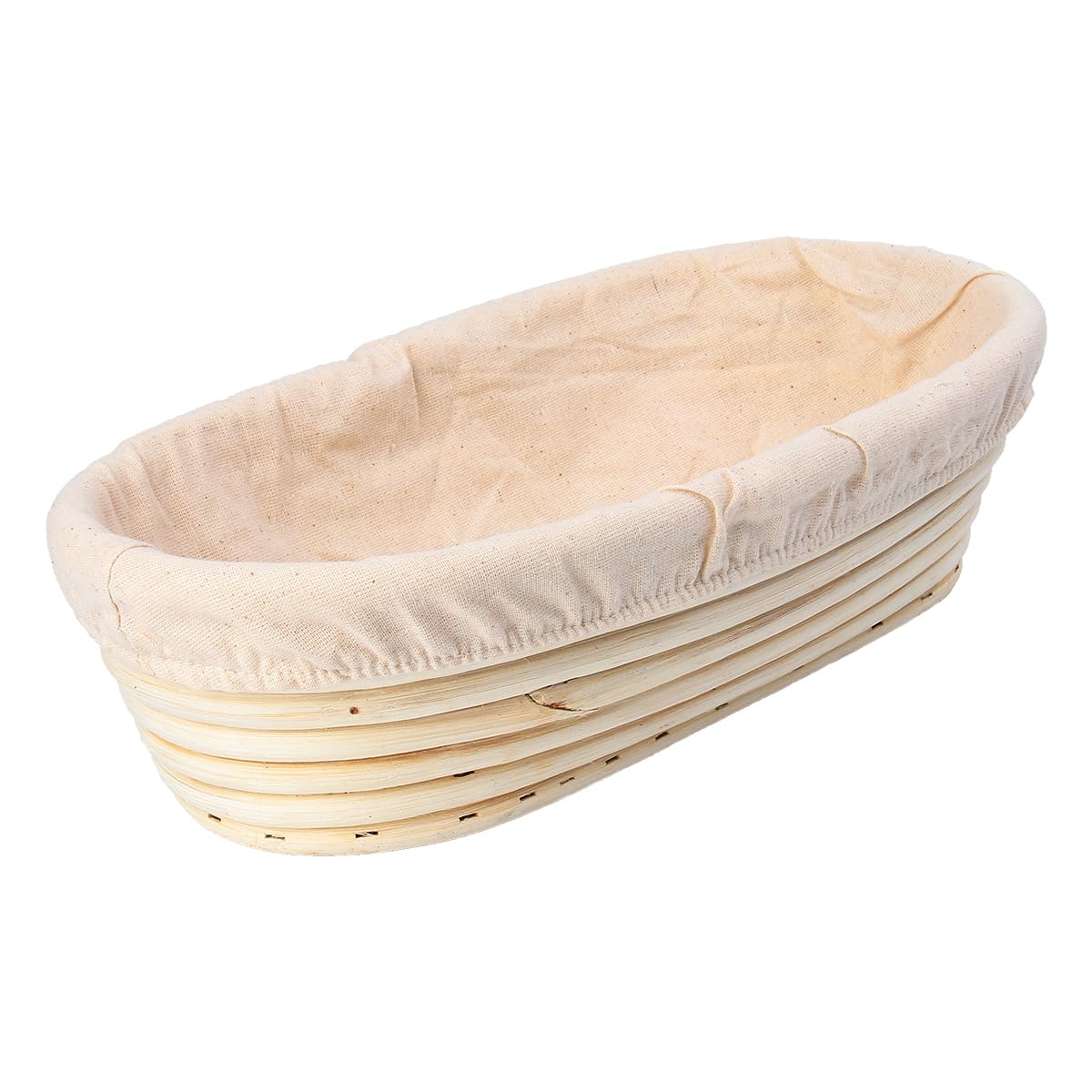 Bread Proofing Basket Oval Shaped: Basket Sourdough Proofing Baskets Oval Proofing Bowls with Liners for Professional Home Artisan Sourdough Bread Baking Supplies