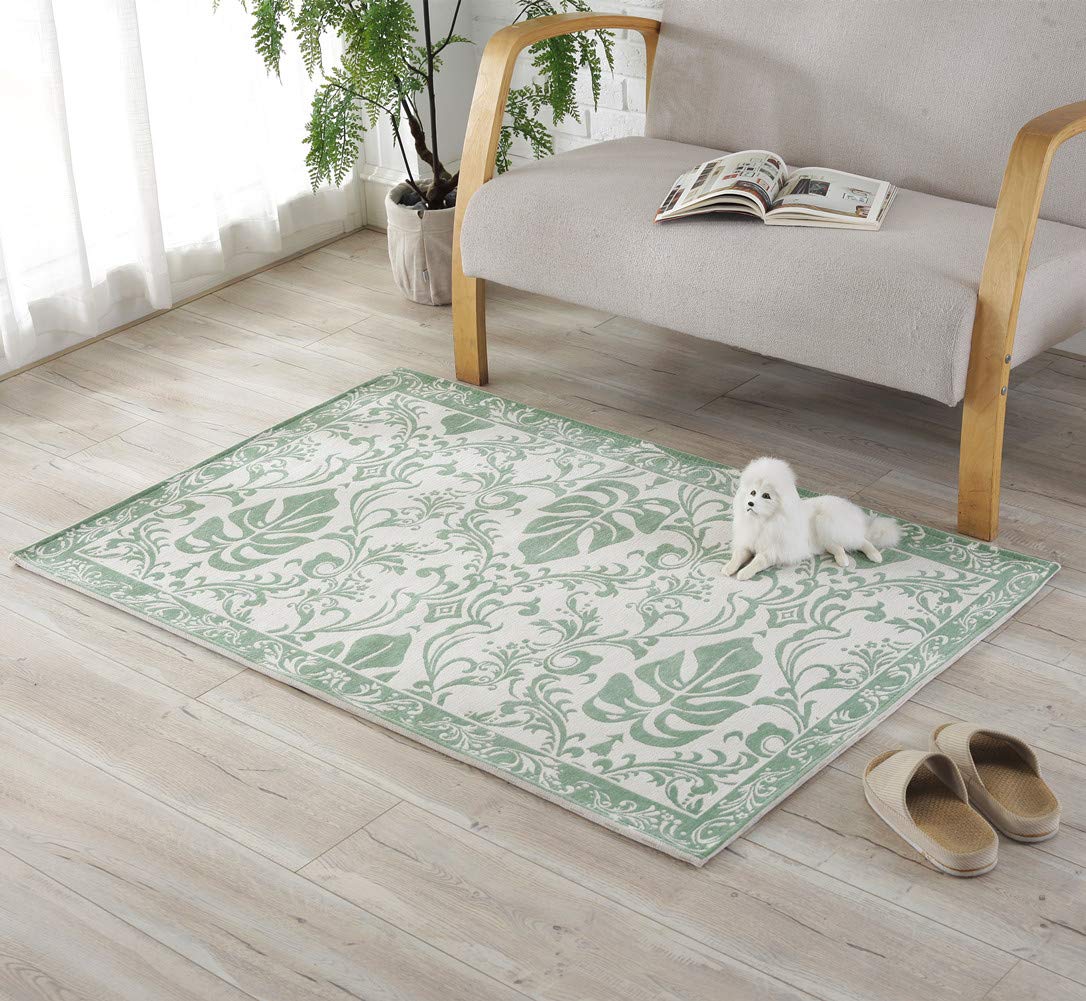 Original Indoor Doormat, Monstera Leaves Door Mats Indoor Rug, 24X36 inch Machine Washable Low-Profile Inside Door Mat for Entryway