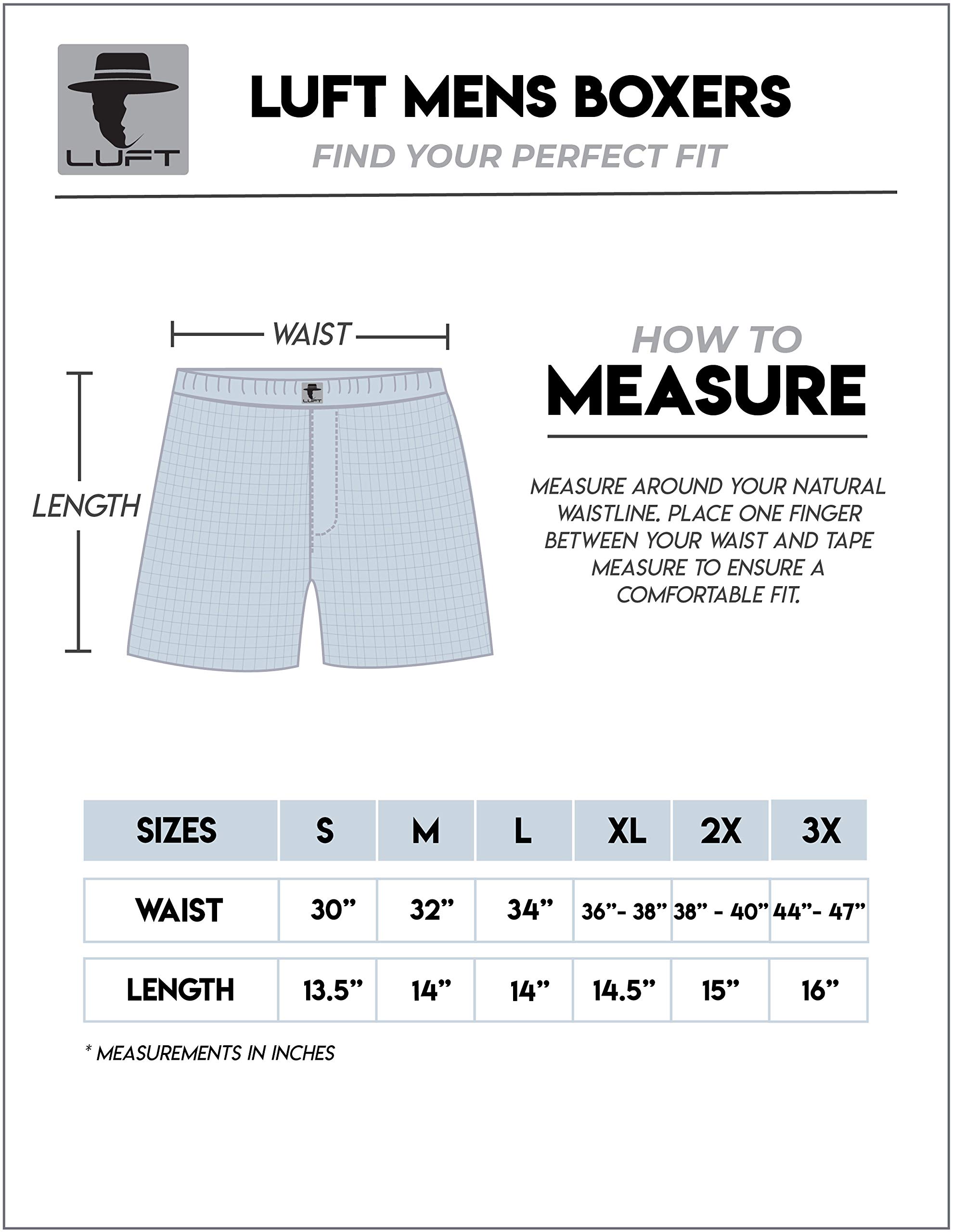 LUFT Mens Boys Man Plus Size Linen Soft Stretch Comfortable Elastic Waistband Breathable Low Rise Classic Functional Seamless Trunks Briefs Underpants Underwear Boxer Shorts, Black XL