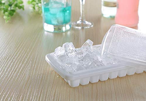 WOIWO 2PCS IceCube Box Mold Shaved Ice to Make Ice Box Mold Ice Cube Storage Box