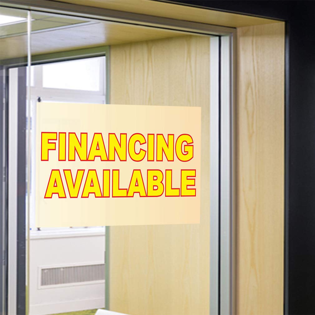 Decal Stickers Multiple Sizes Financing Available Business B Industrial Vinyl Safety Sign Label Business 10x7Inches