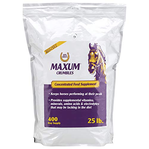 Horse Health Maxum Crumbles Concentrated Feed Supplement for Horses, Provides a Wide Range of Beneficial nutrients for Today's Equine Athlete 25 Pound
